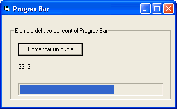 Control ProgressBar - Barra de progreso
