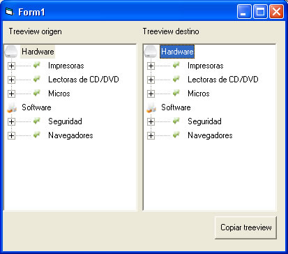 Recorrer nodos en un Treeview