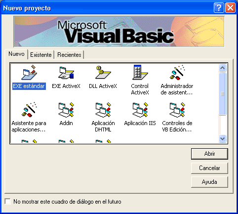 Tutorial básico de Visual basic - El IDE